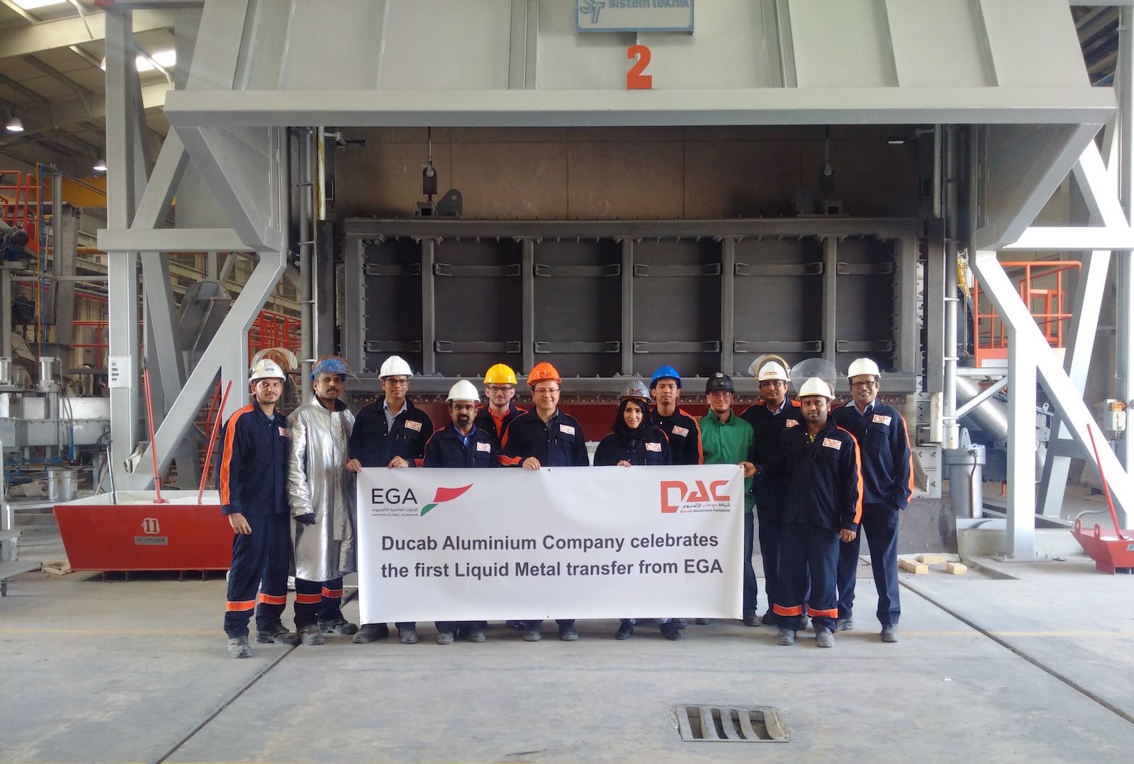 EGA Delivers First Hot Metal To Ducab - Light Metal Age Magazine
