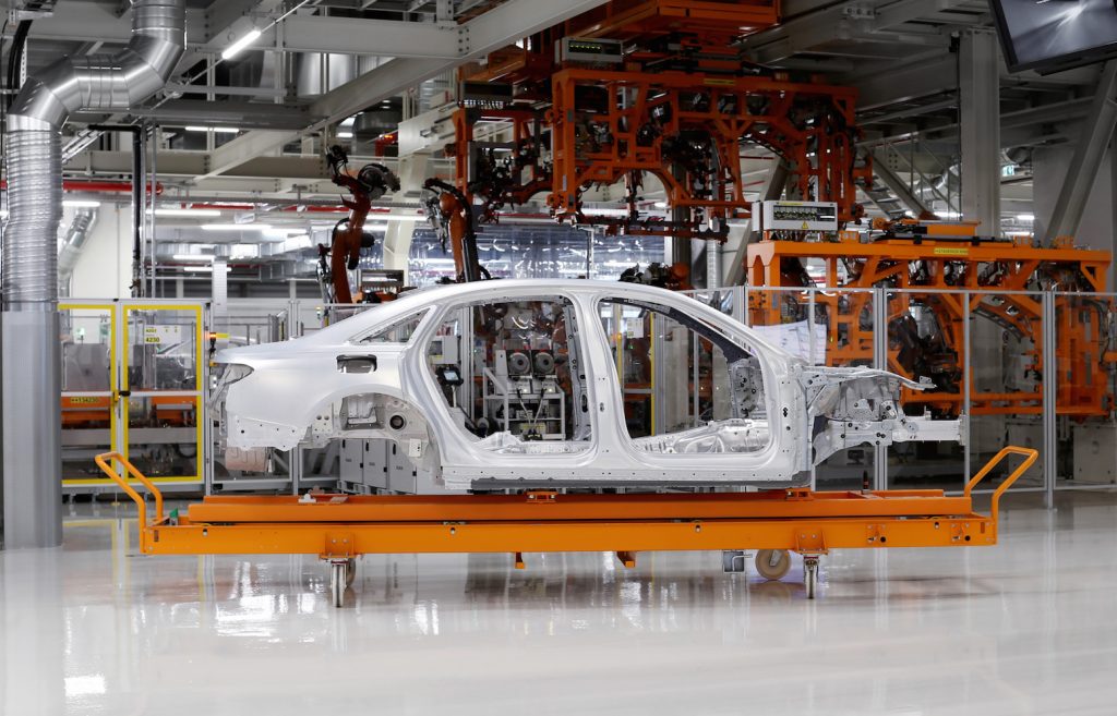 Audi Introduces the Multi-Material Spaceframe of its New A8 - Light ...