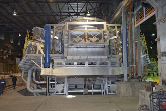 Thorpe Technologies Round Top Melter - Light Metal Age Magazine