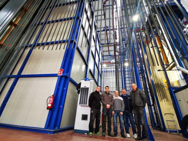 Aluminios Cortizo Installs Vertical Powder Coating Line - Light Metal ...