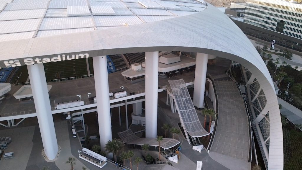 sofi-stadium_canopy and ground_overhead - Light Metal Age Magazine