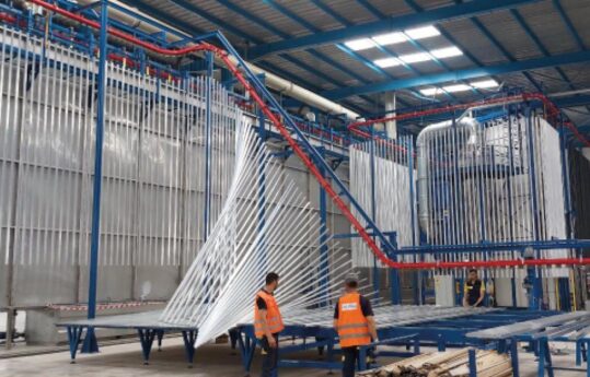 Alpha Group Installs New Vertical Powder Coating Line in Morocco ...