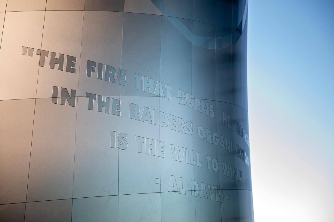 Raider's Al Davis Memorial Torch Clad in Aluminum is World's Largest 3D ...