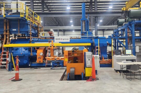 Weber Metals Starts Up World's Largest Pull-Down Die Forging Press ...